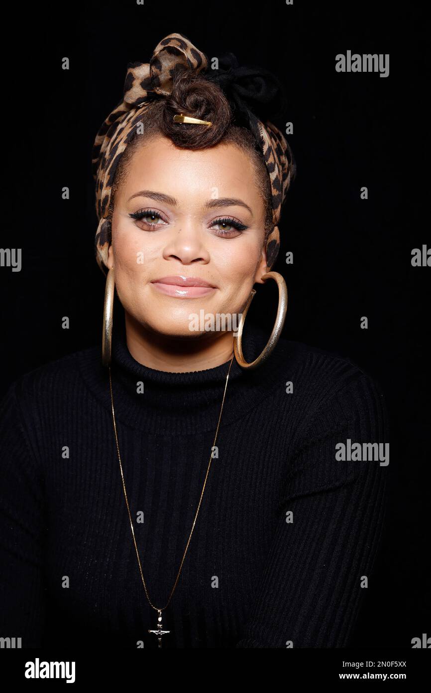 Singer Andra Day poses at the Toyota Mirai Music Lodge during the ...