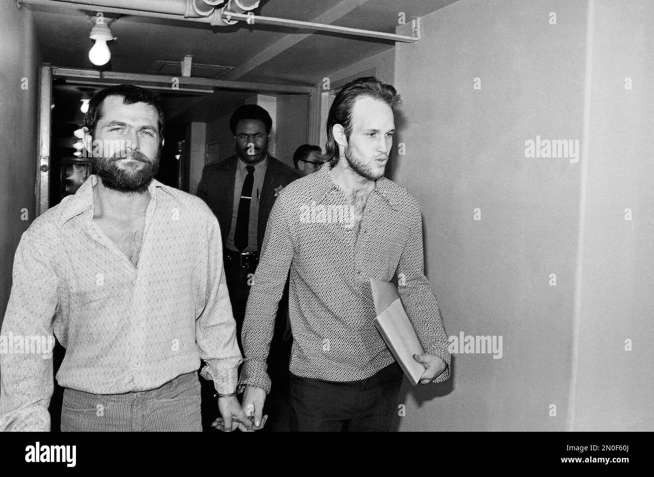 FILE - This Dec. 22, 1970 file photo shows Charles Manson followers ...