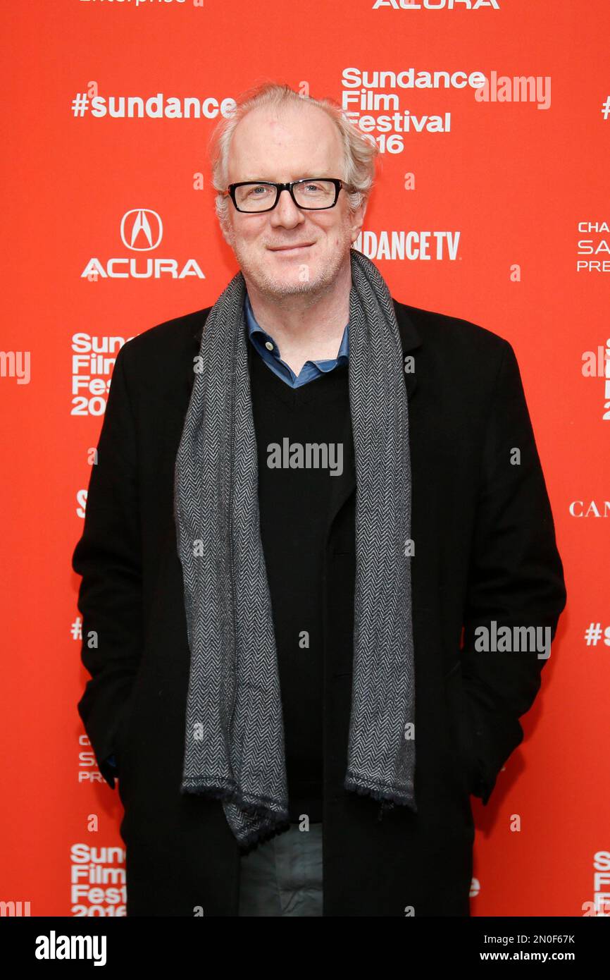 Actor Tracy Letts poses at the premiere of "Wiener-Dog" during the 2016 ...