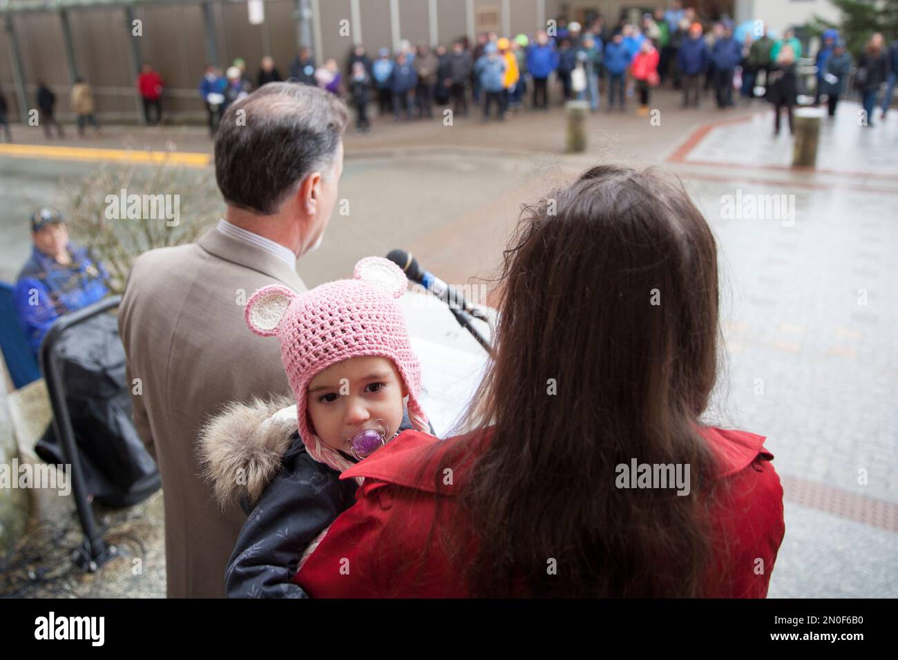 From left, Sen. Peter Micciche, R-Soldotna, daughter Stella Micciche ...
