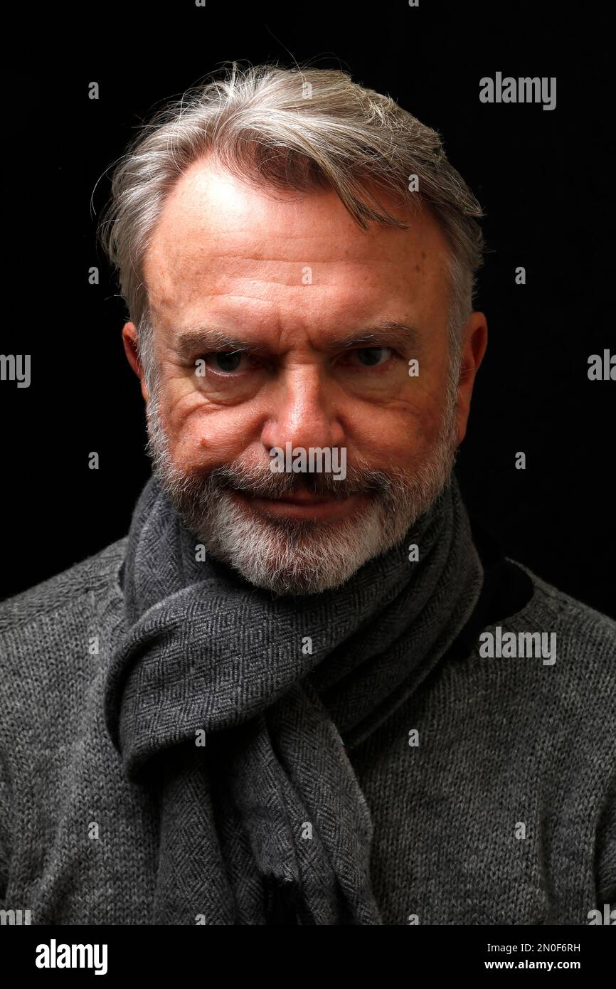 Actor Sam Neill poses for a portrait to promote the film, "Hunt for the ...