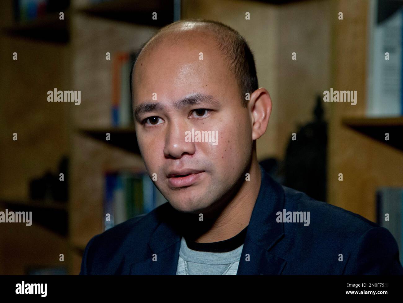 Hun Many, the son of Cambodian Prime Minister Hun Sen, speaks during an ...