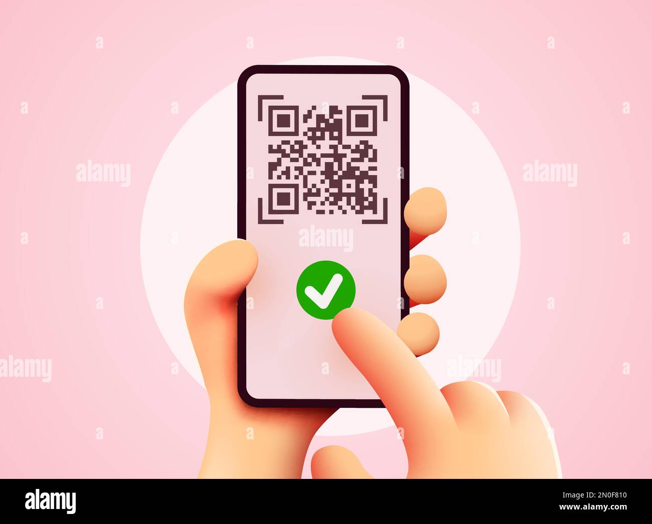 Scanning Qr Code With Mobile Smart Phone Qr Code Payment E Wallet