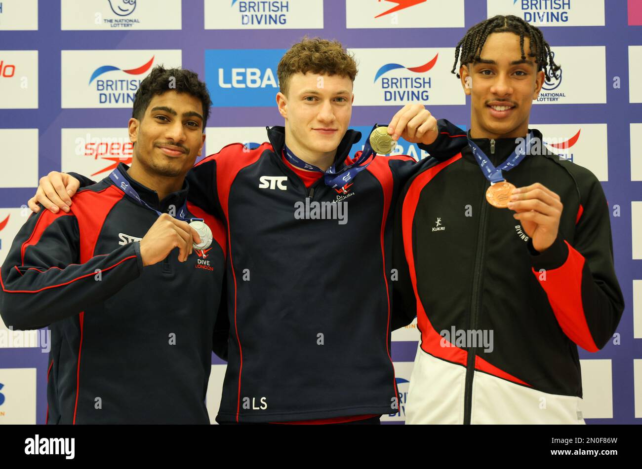 (L-R) Silver medalist Kyle Kothari, Gold Medalist Noah Williams and ...