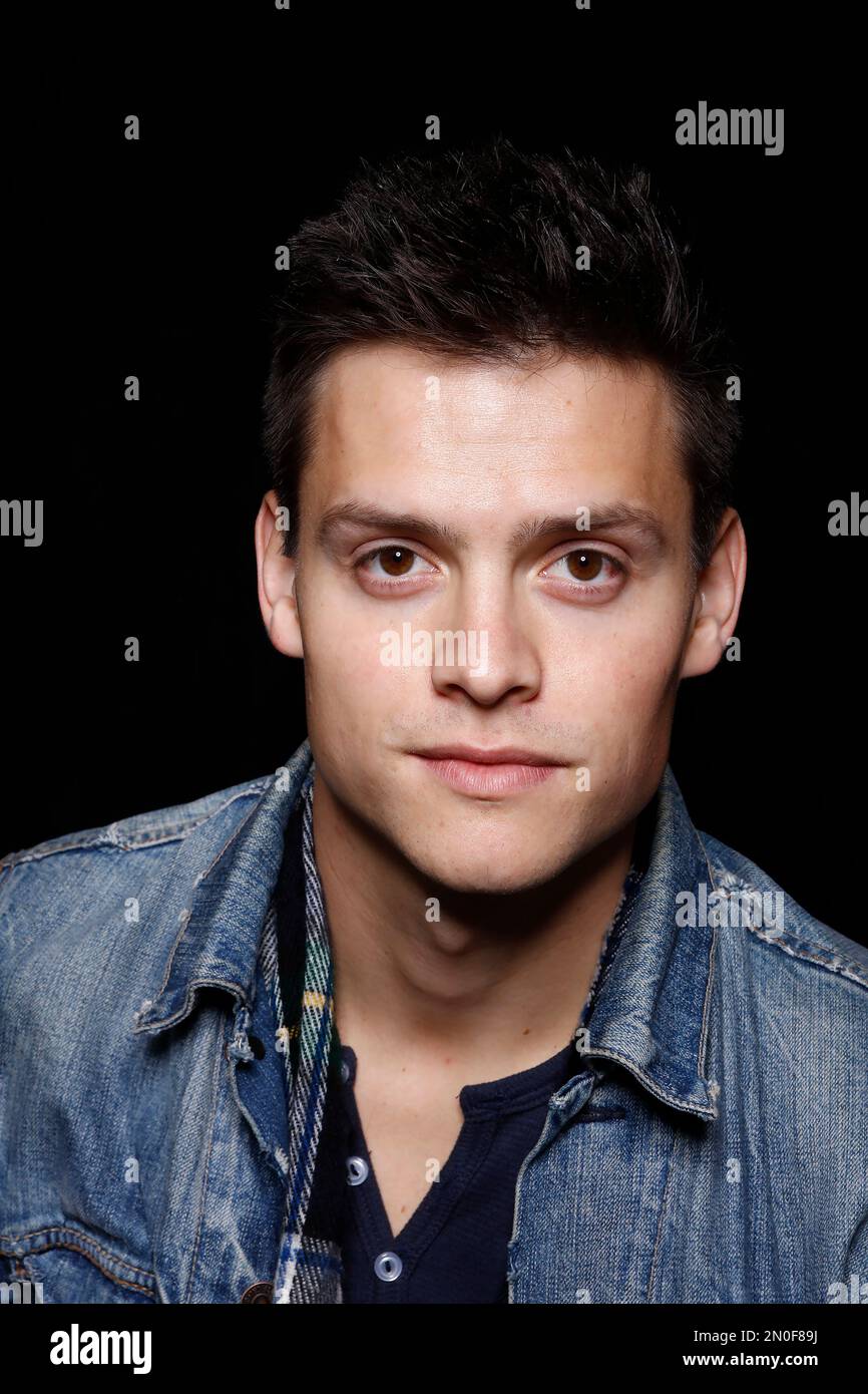 Actor Austin Lyon poses for a portrait to promote the film, "Goat", at ...