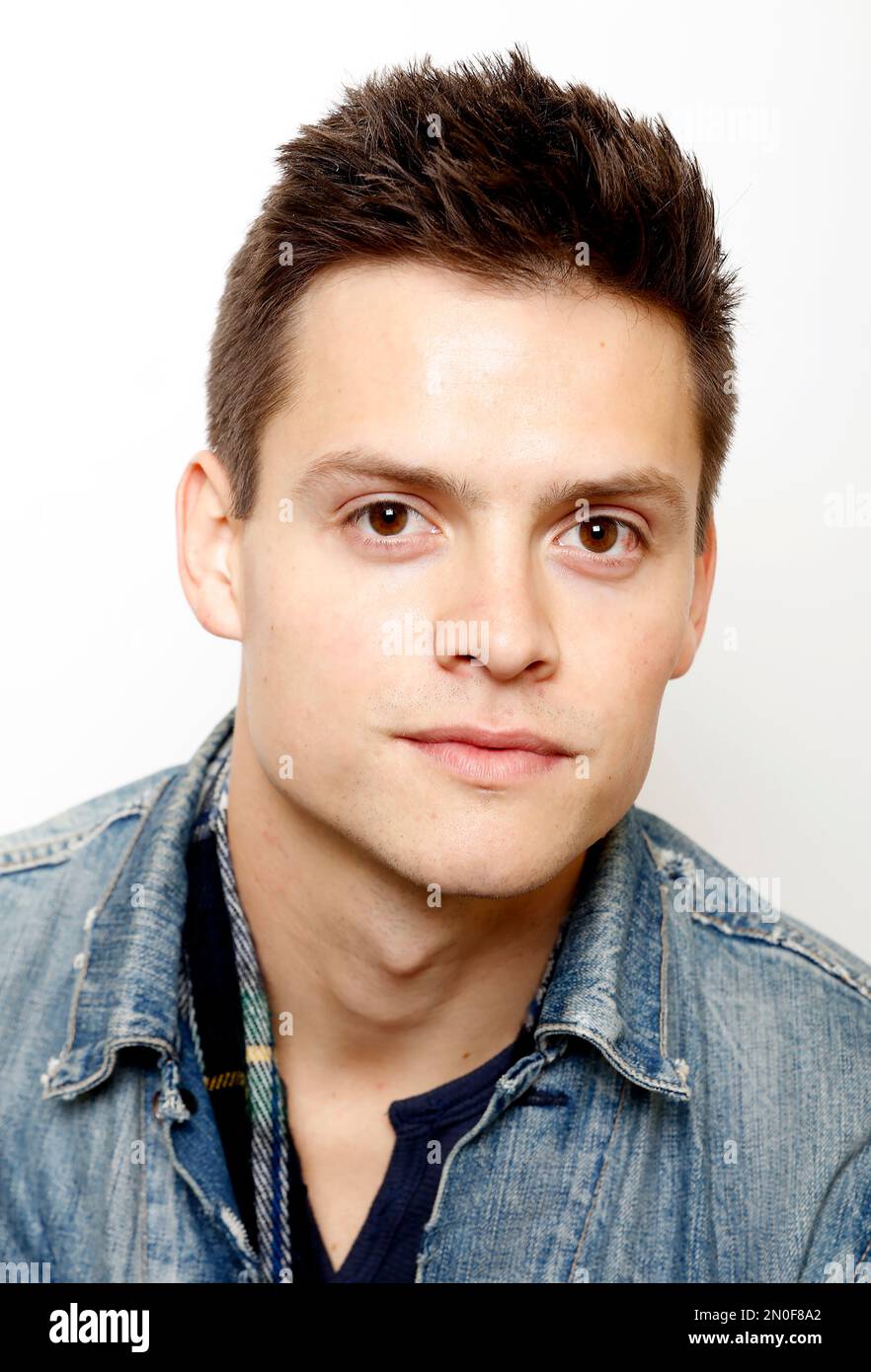 Actor Austin Lyon poses for a portrait to promote the film, "Goat", at ...