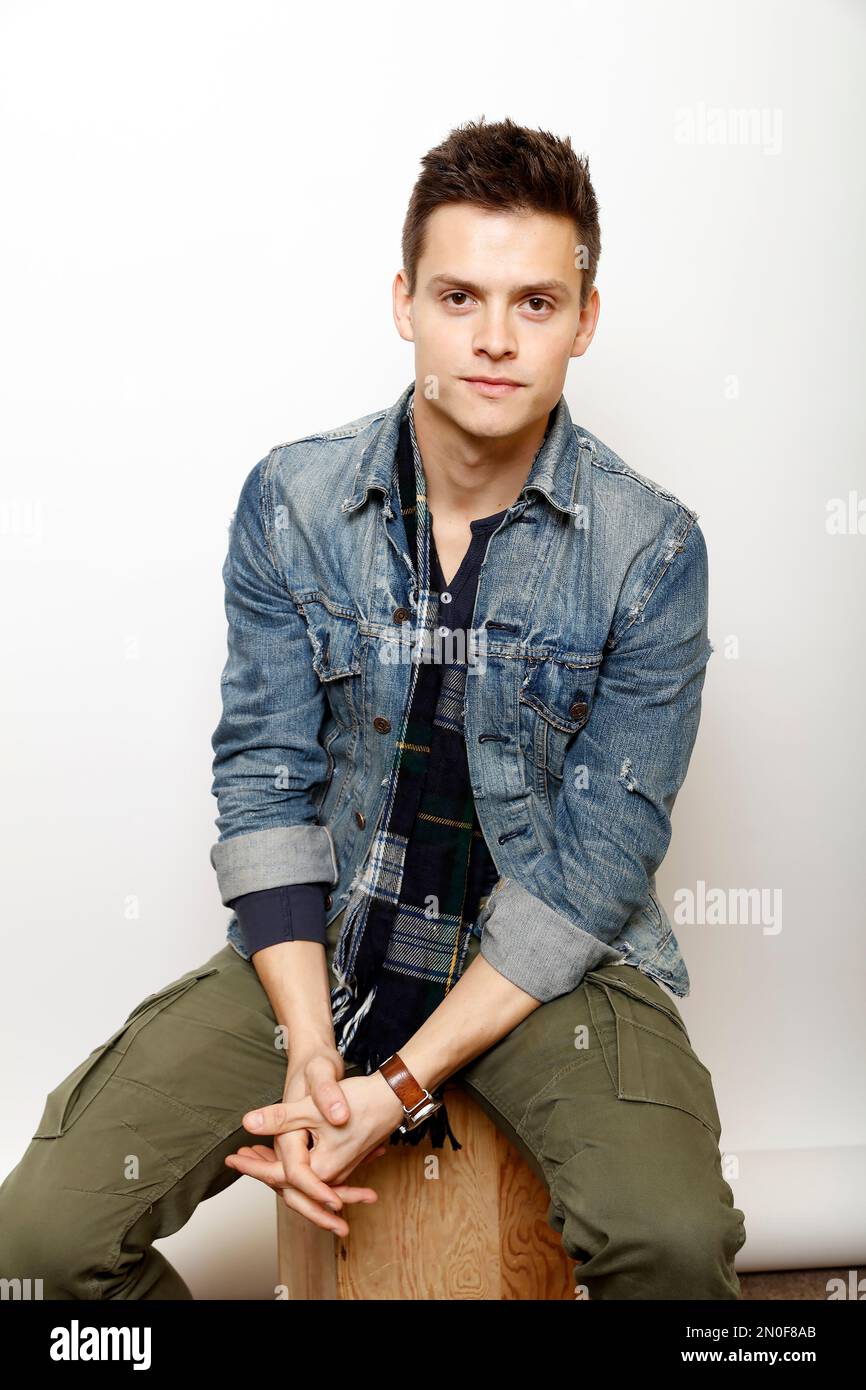 Actor Austin Lyon poses for a portrait to promote the film, "Goat", at ...