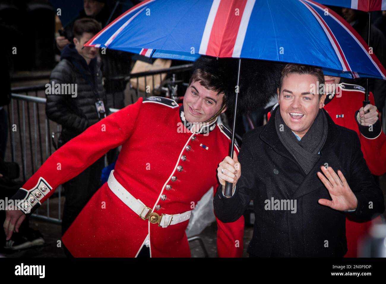 Stephen Mulhern arrives at a photo call for "Britain's Got Talent" in ...