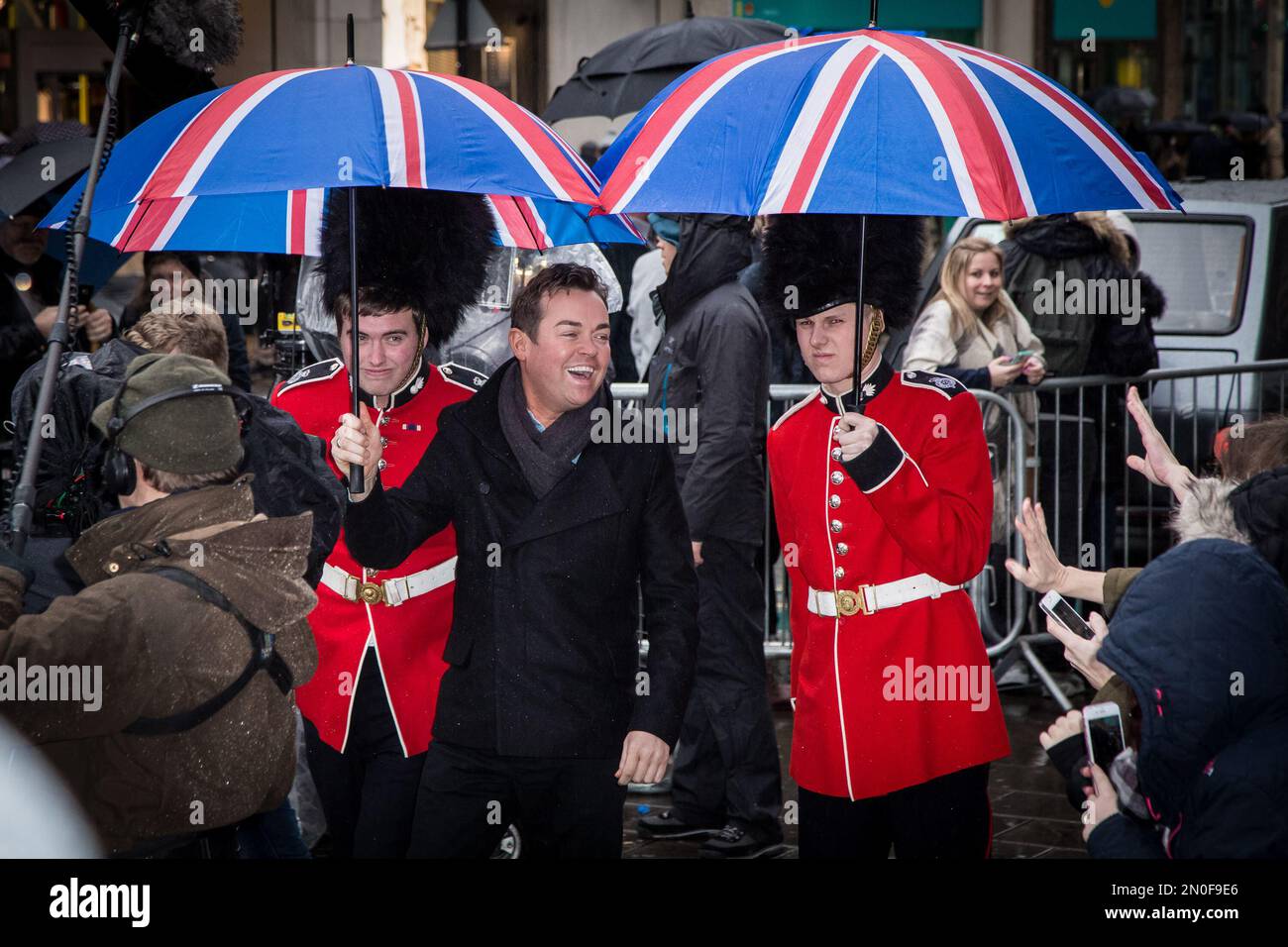 Stephen Mulhern arrives at a photo call for "Britain's Got Talent" in ...