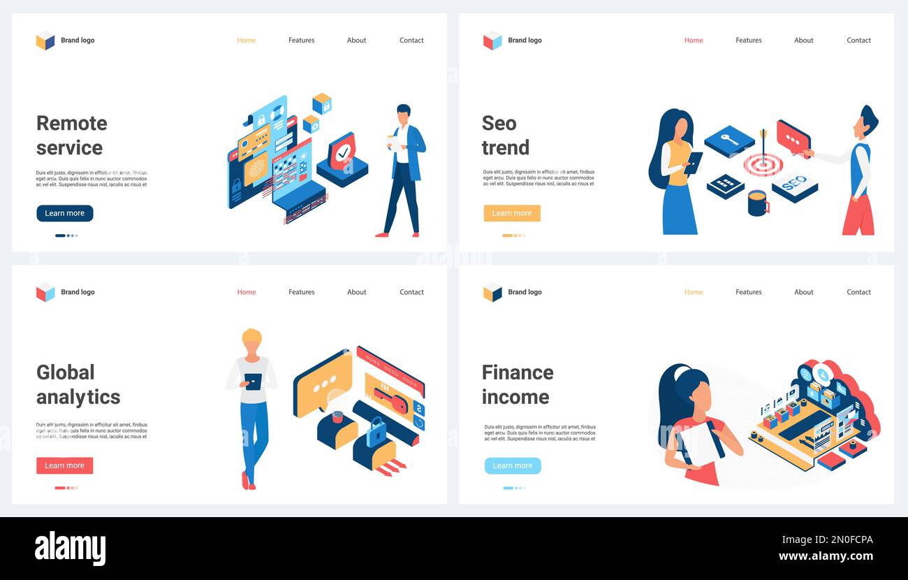 Remote work trends Stock Vector Images - Alamy