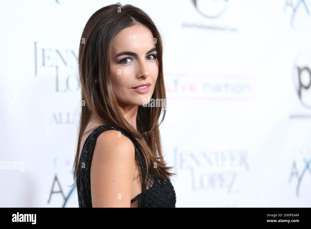Camilla Belle arrives at the grand opening of "Jennifer Lopez: All I ...