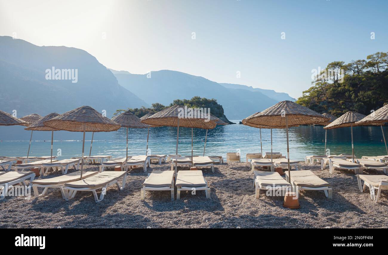 Oludeniz beach is Blue Flag coast is best beaches in Turkey, Fethiye ...