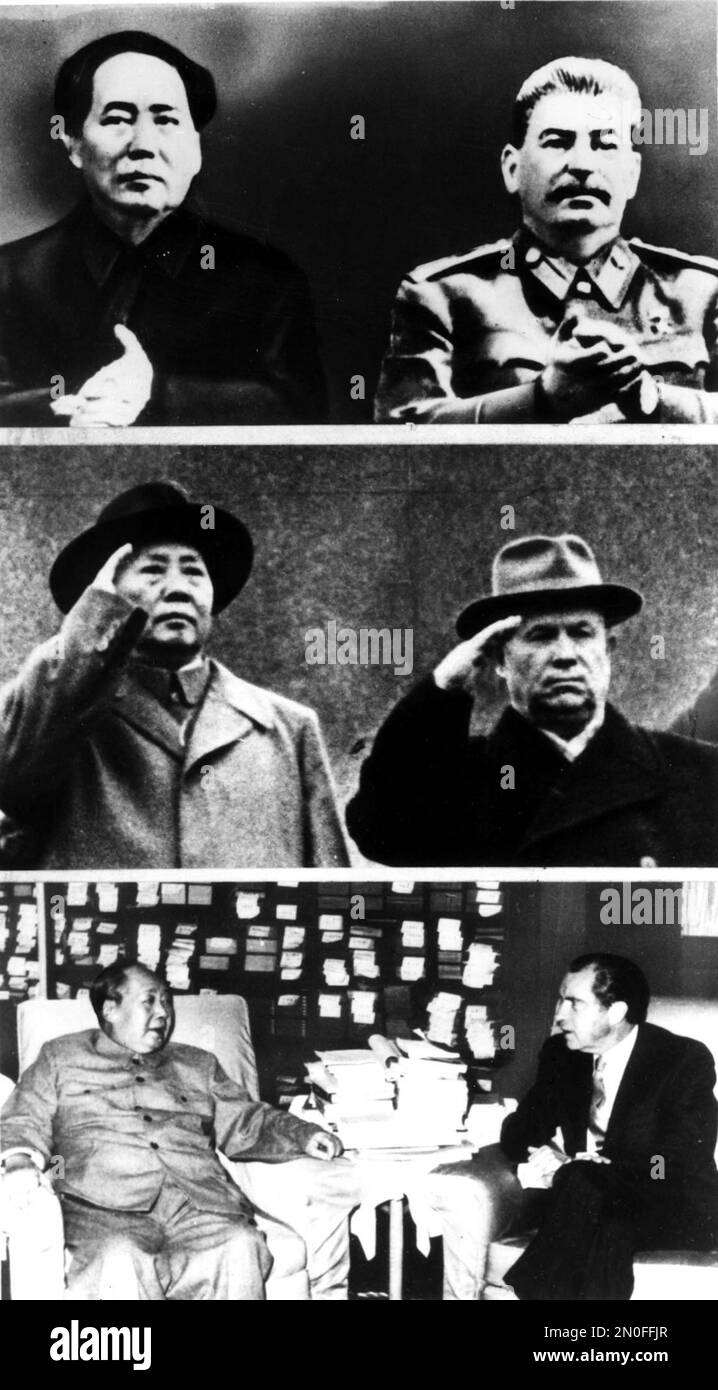 Mao Tse-Tung and Josef Stalin were the two most powerful leaders in the communist world when Mao ...