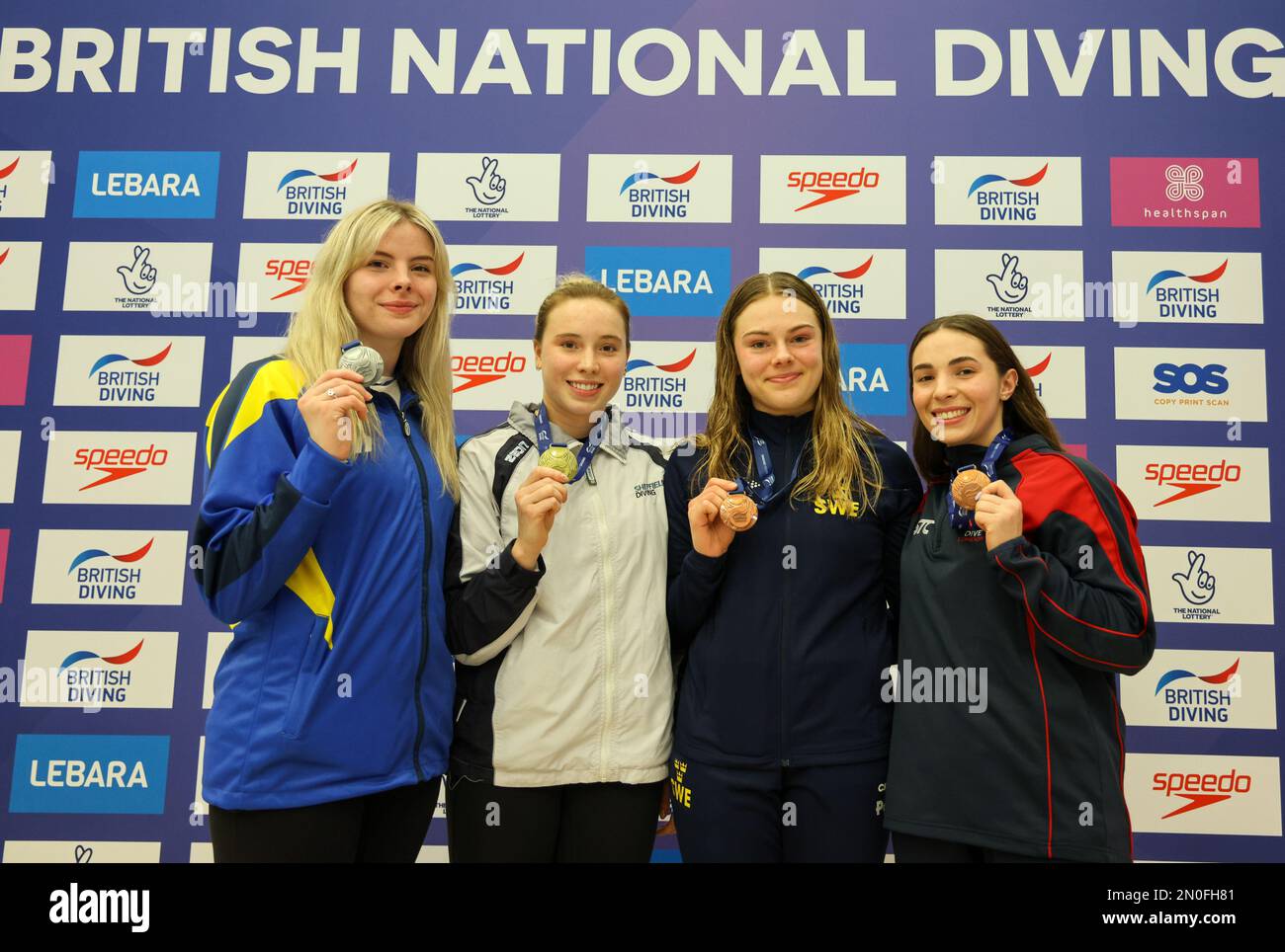 (L-R) Silver medalist Kathrine Torrance, Gold Medalist Yasmin Harper ...