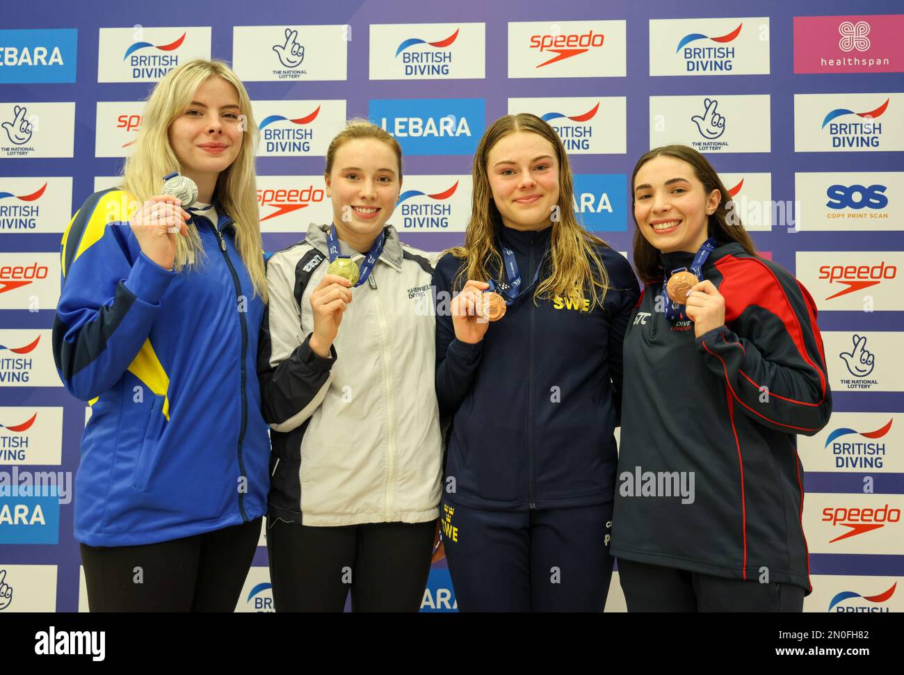 (L-R) Silver medalist Kathrine Torrance, Gold Medalist Yasmin Harper ...