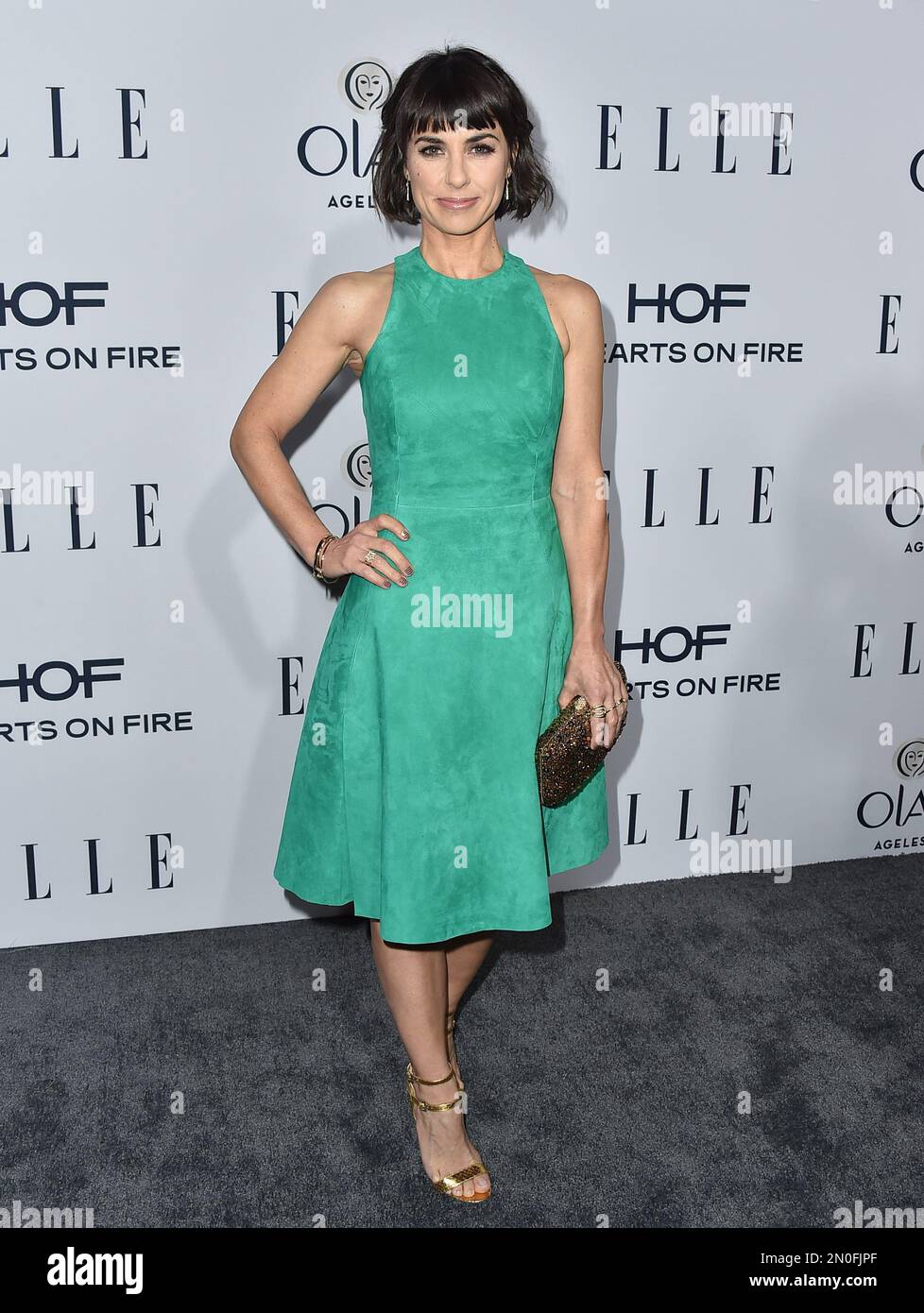 Constance Zimmer arrives at ELLE's 6th annual Women in Television ...