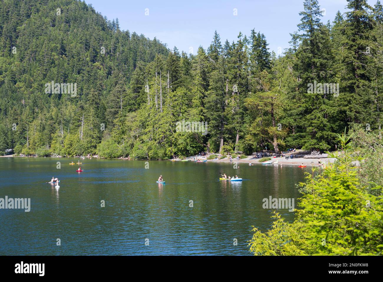 Cameron Lake, Vanvouver Island, Canada Stock Photo - Alamy
