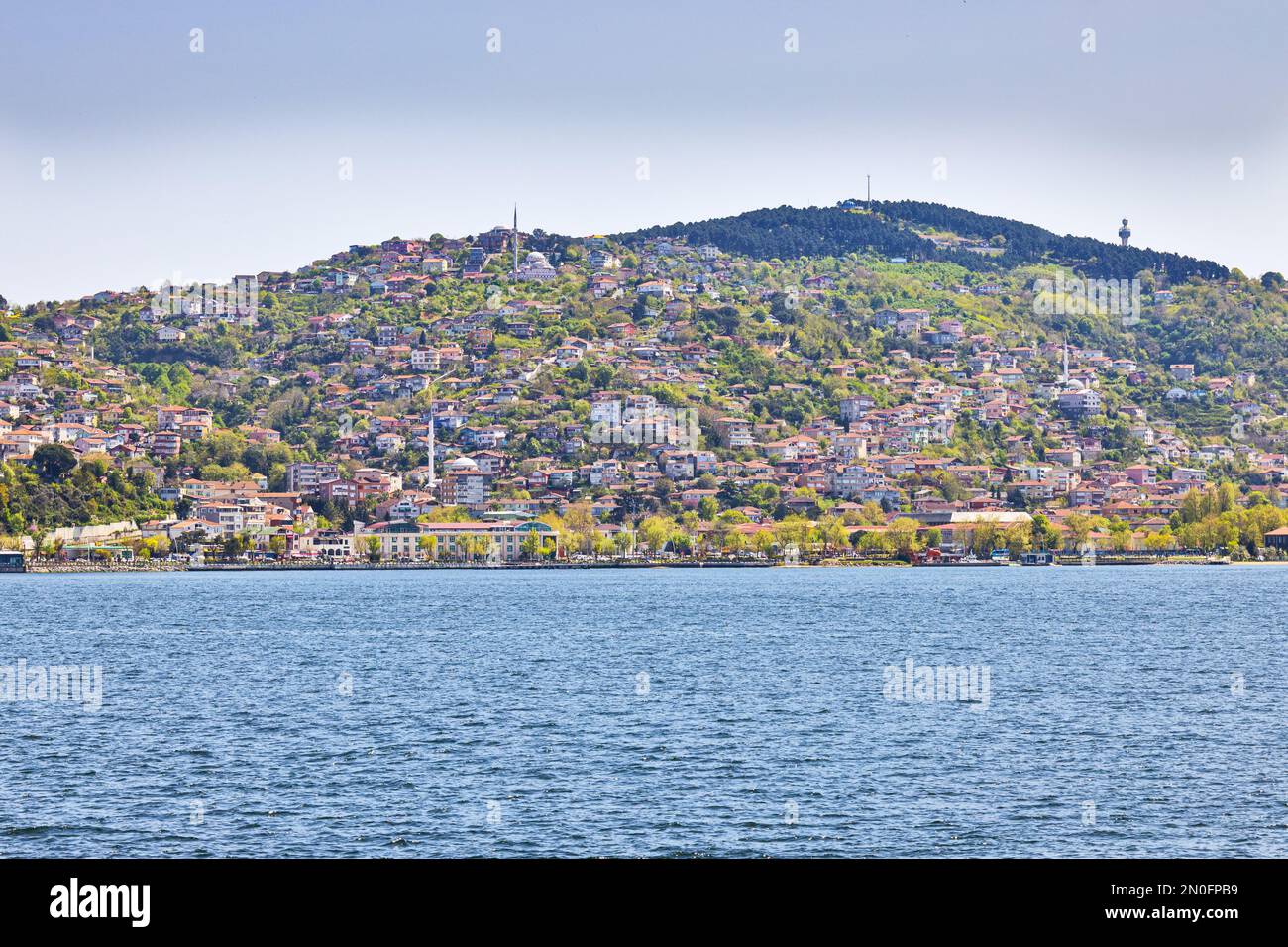 Beautiful urban architecture on the Bosphorus strait houses in Turkey ... Beautiful urban architecture on the Bosphorus strait houses in Turkey ...