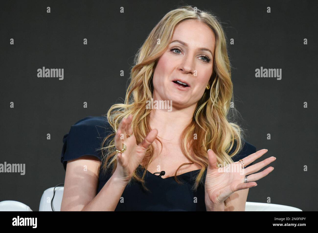 Actress Joanne Froggatt participates in the "Dark Angel" panel at the ...