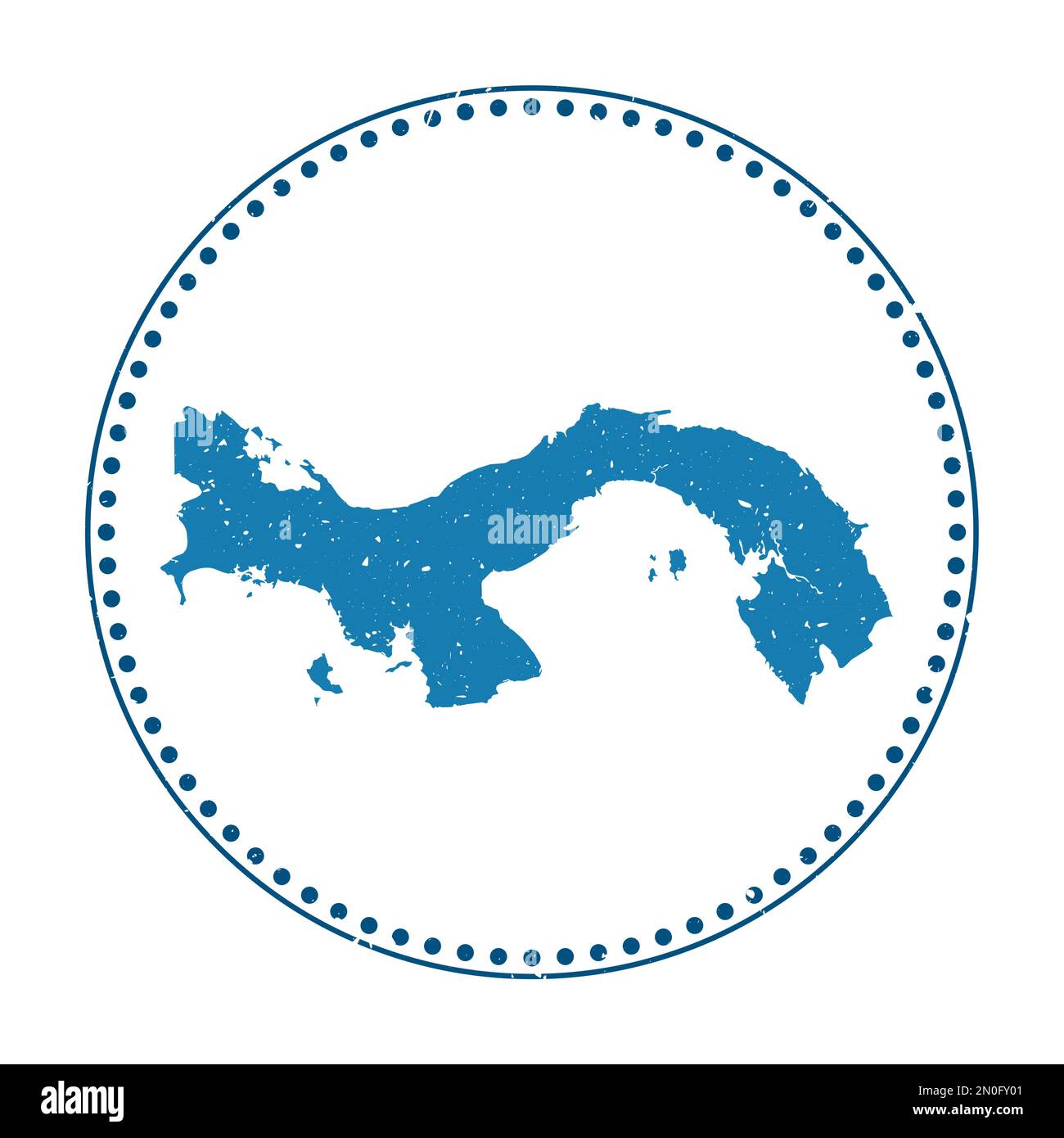 Panama sticker. Travel rubber stamp with map of country, vector ...