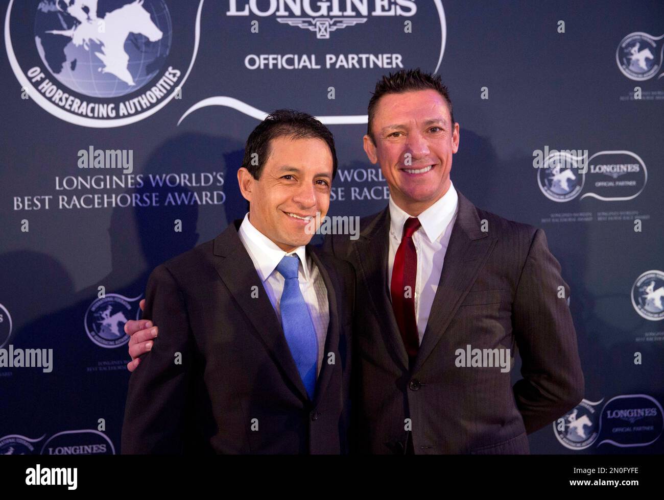 Victor Espinoza, left, the Mexican jockey who rode racehorse American ...