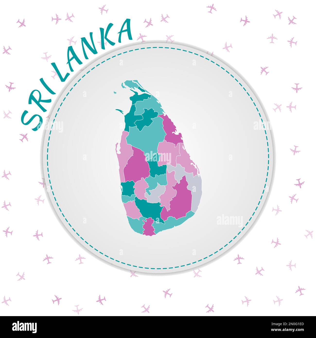 Tourism sri lanka map hi-res stock photography and images - Alamy