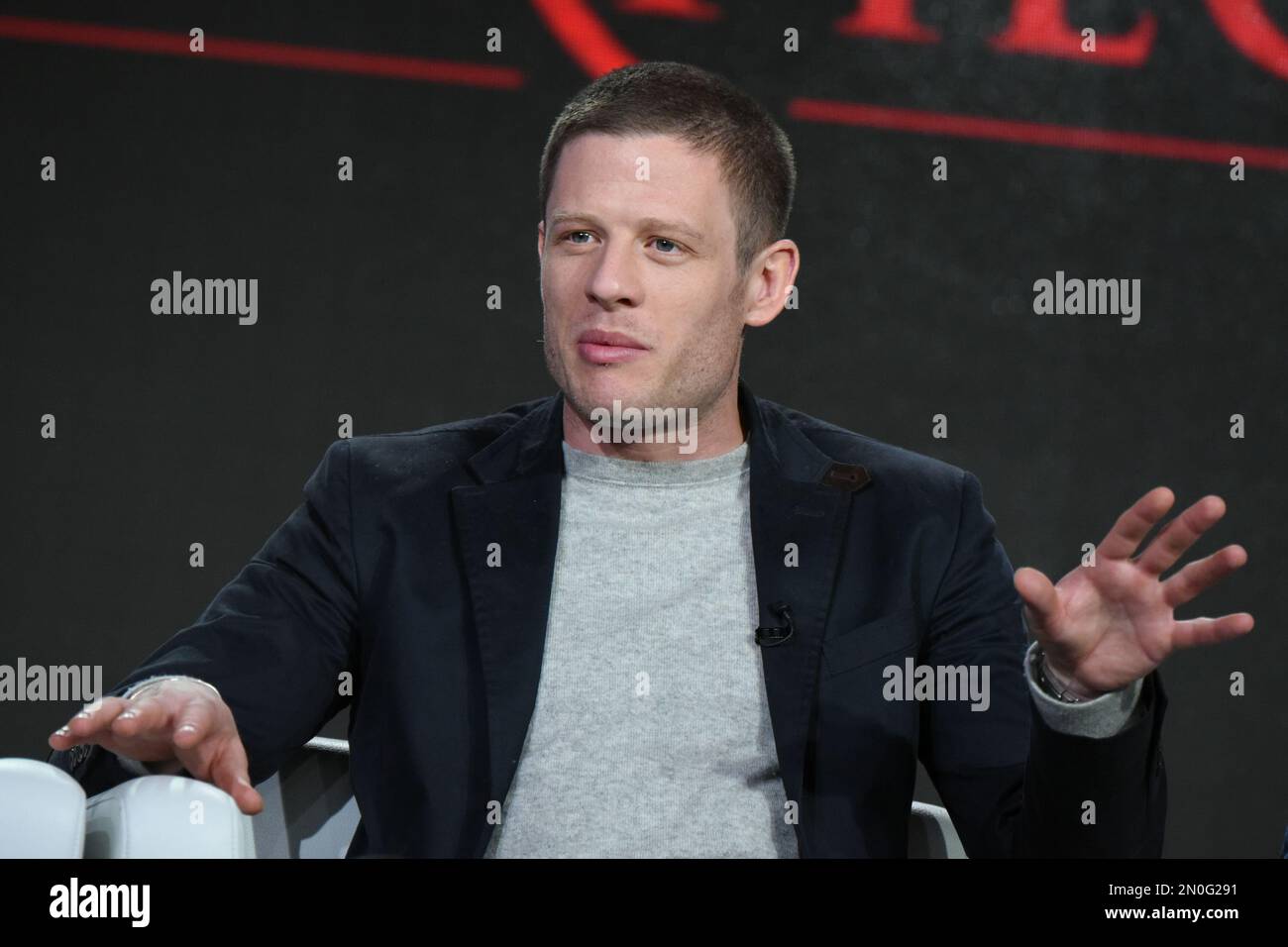 Actor James Norton participates in the "Grantchester" panel at the PBS ...