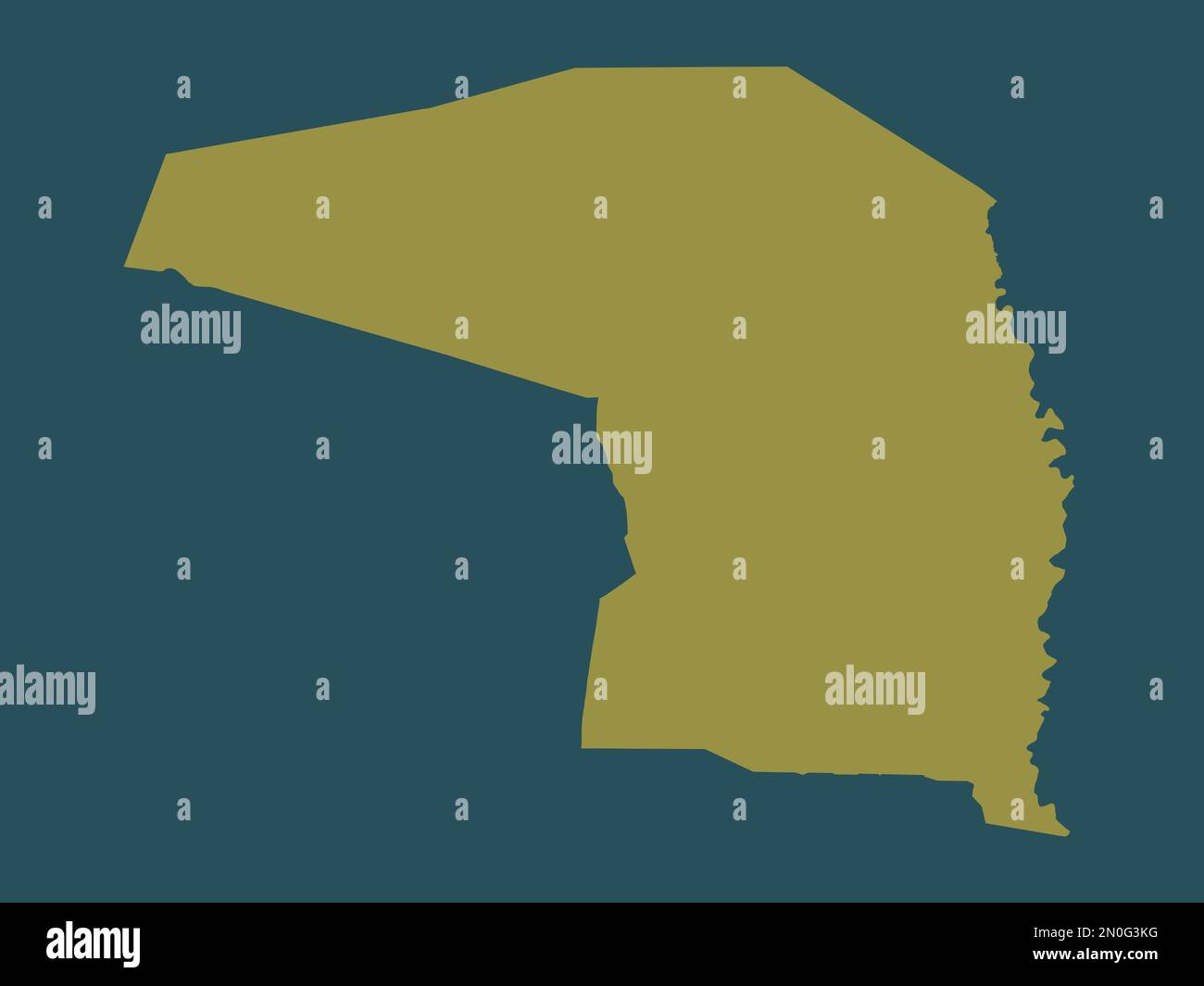Alto Paraguay, department of Paraguay. Solid color shape Stock Photo ...