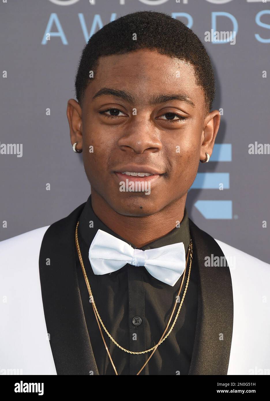 RJ Cyler arrives at the 21st annual Critics' Choice Awards at the ...