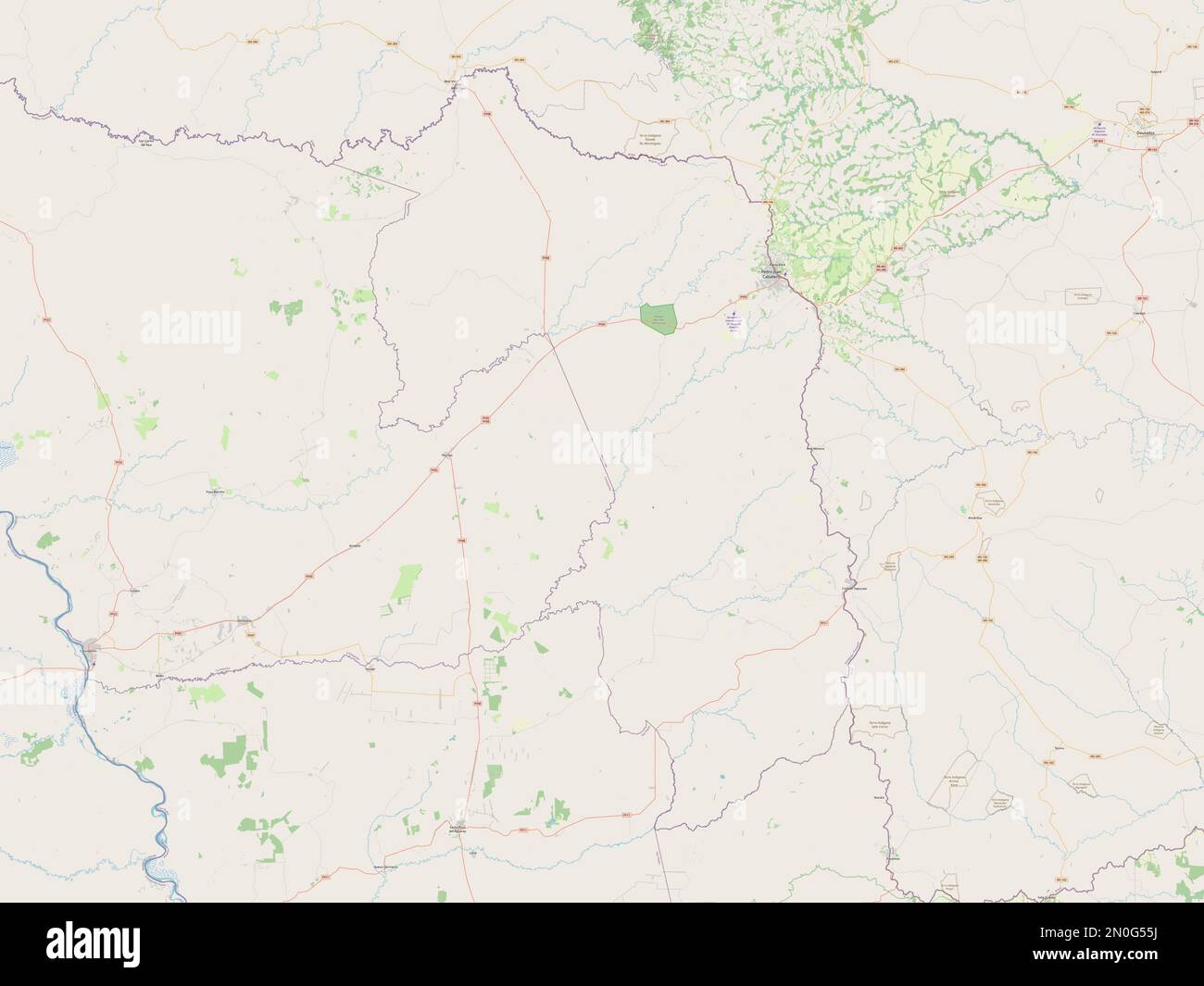 Amambay, department of Paraguay. Open Street Map Stock Photo - Alamy Amambay, department of Paraguay. Open Street Map Stock Photo - Alamy