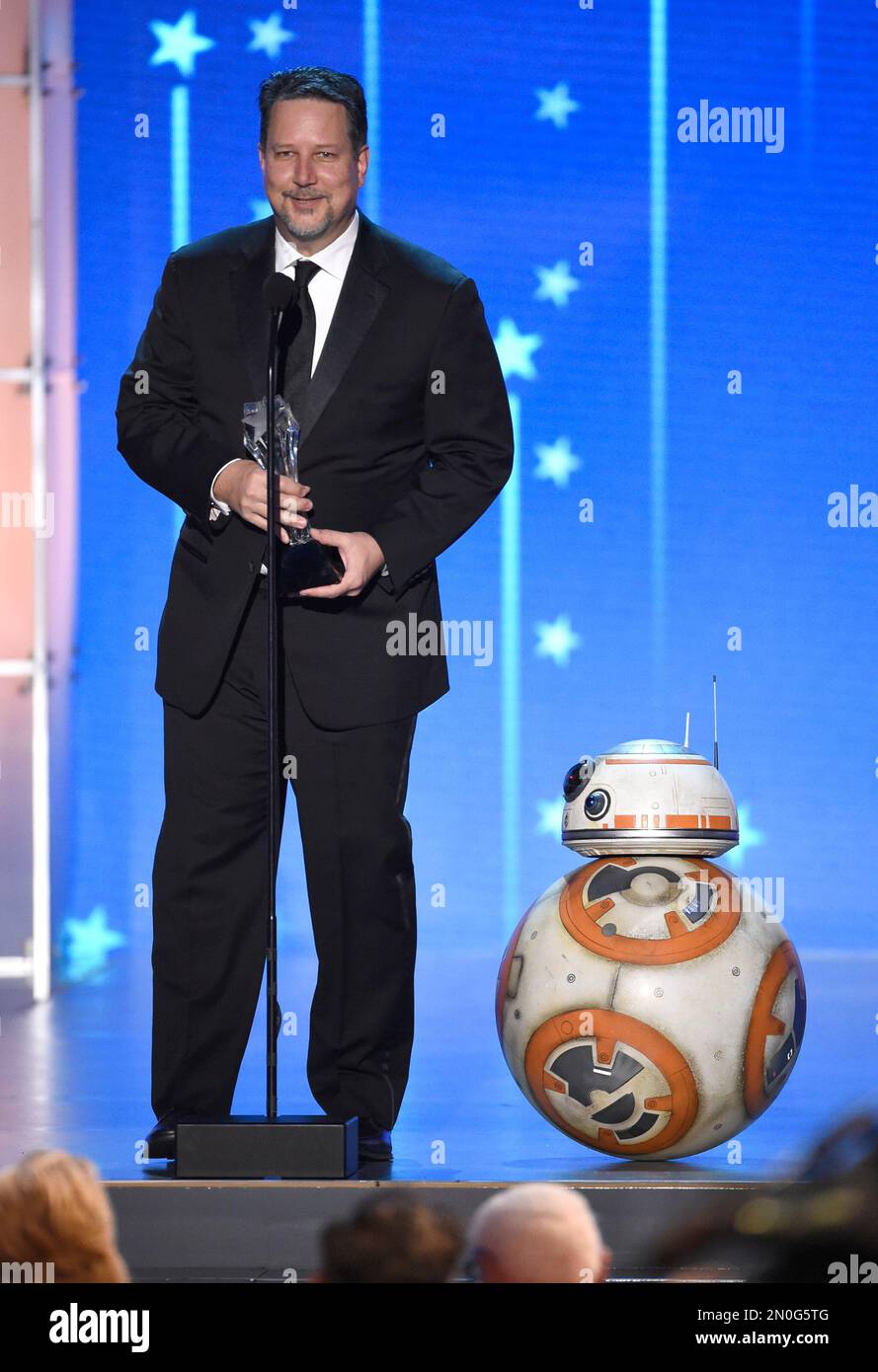 John Knoll accepts the genius award at the 21st annual Critics' Choice ...