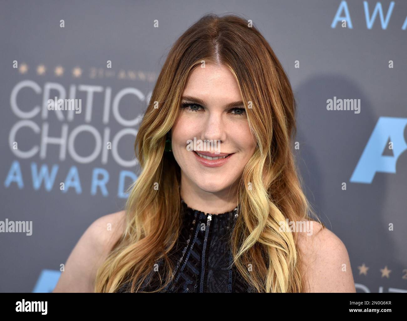 Lily Rabe arrives at the 21st annual Critics' Choice Awards at the ...