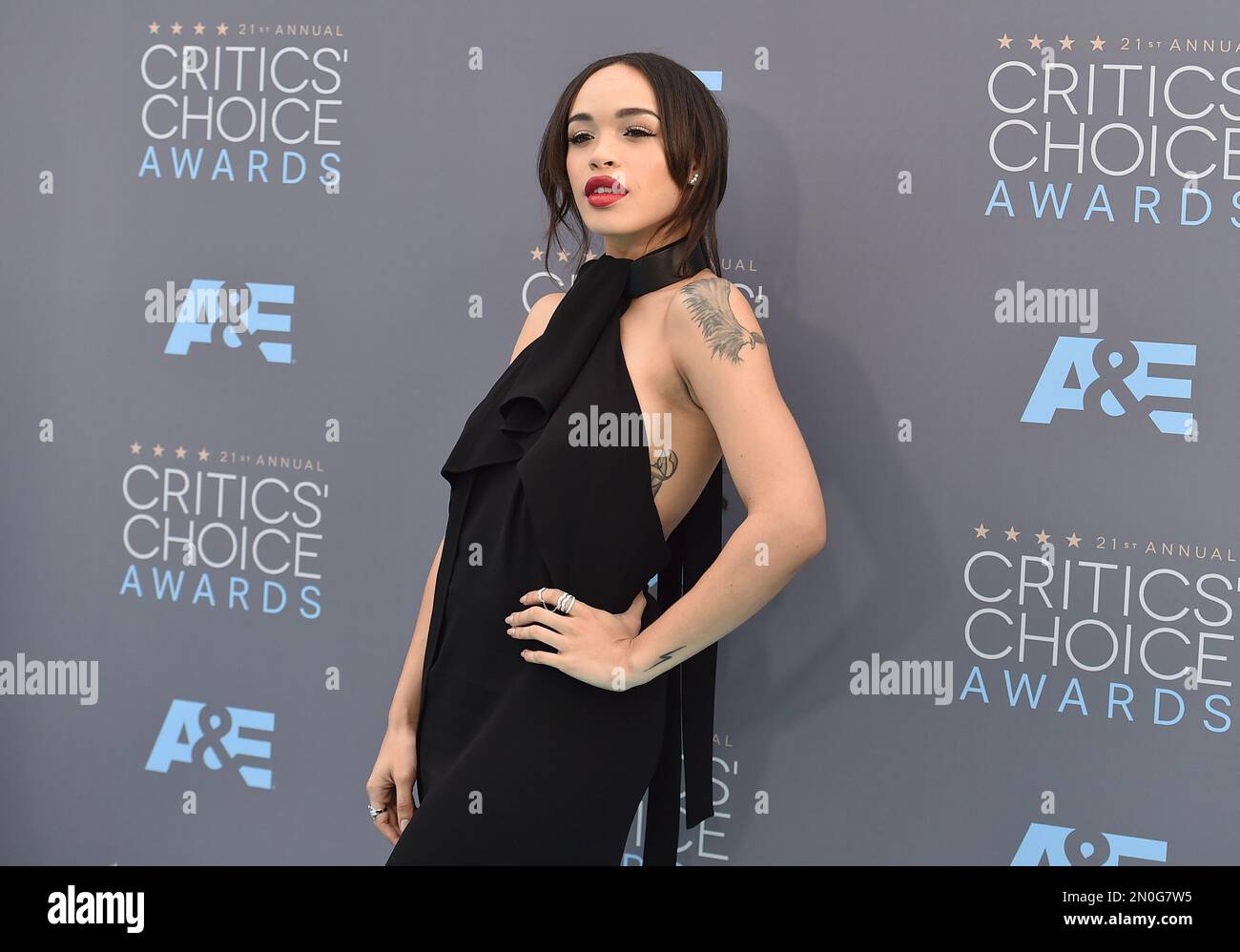 Cleopatra Coleman arrives at the 21st annual Critics' Choice Awards at ...