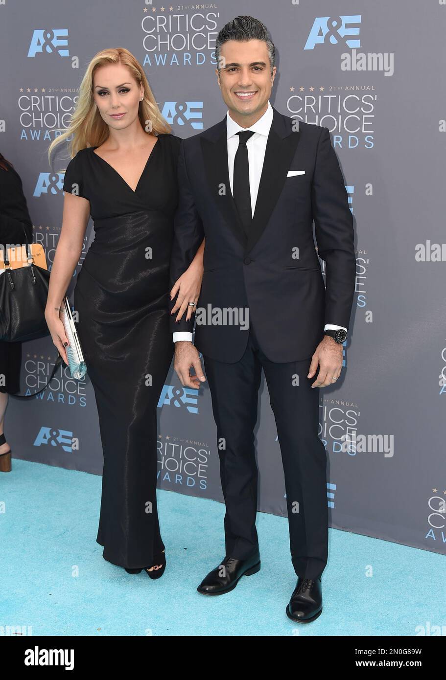 Heidi Balvanera, left, and Jaime Camil arrive at the 21st annual ...