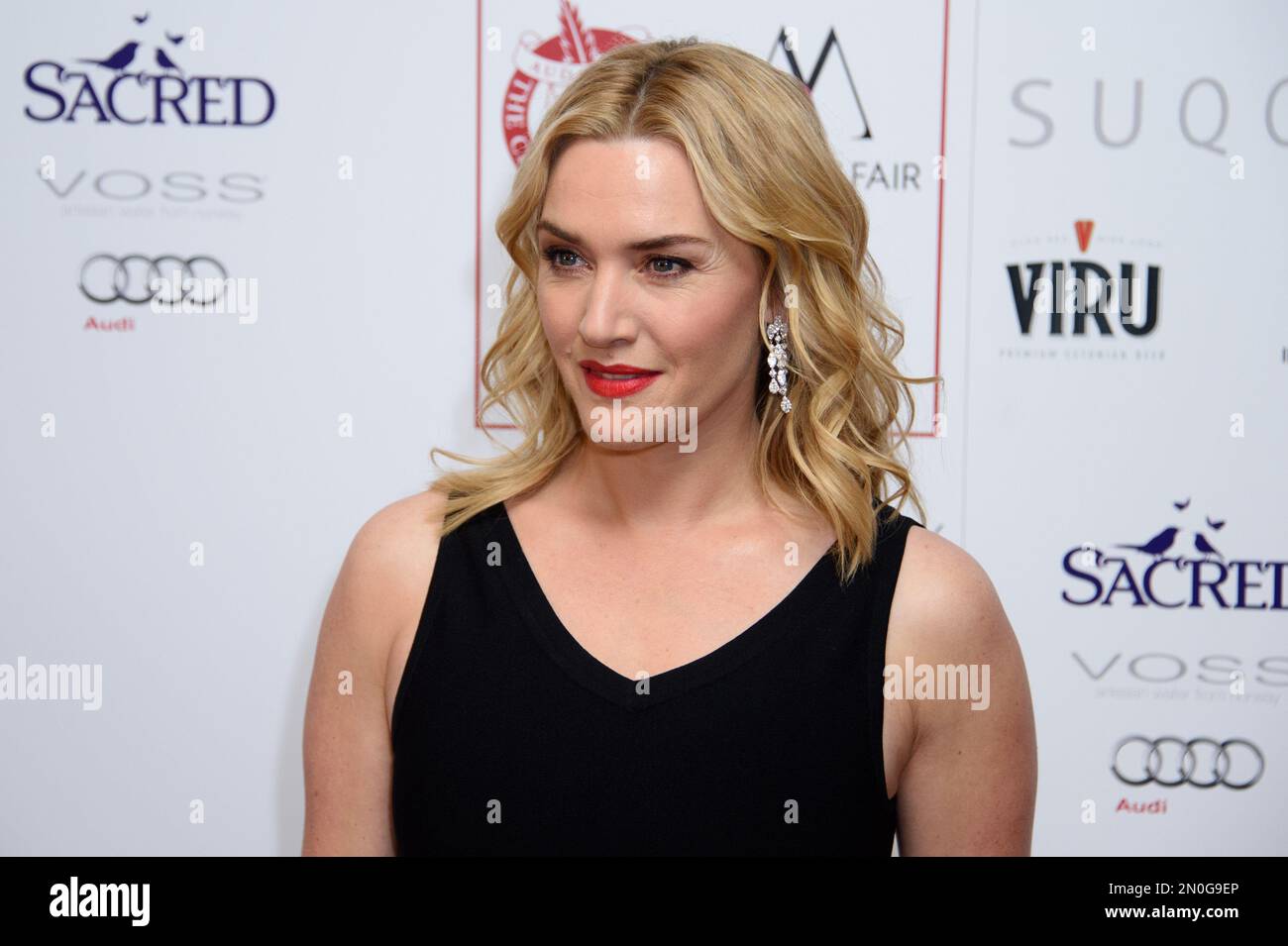 Actress Kate Winslet poses for photographers at the Critics Circle ...