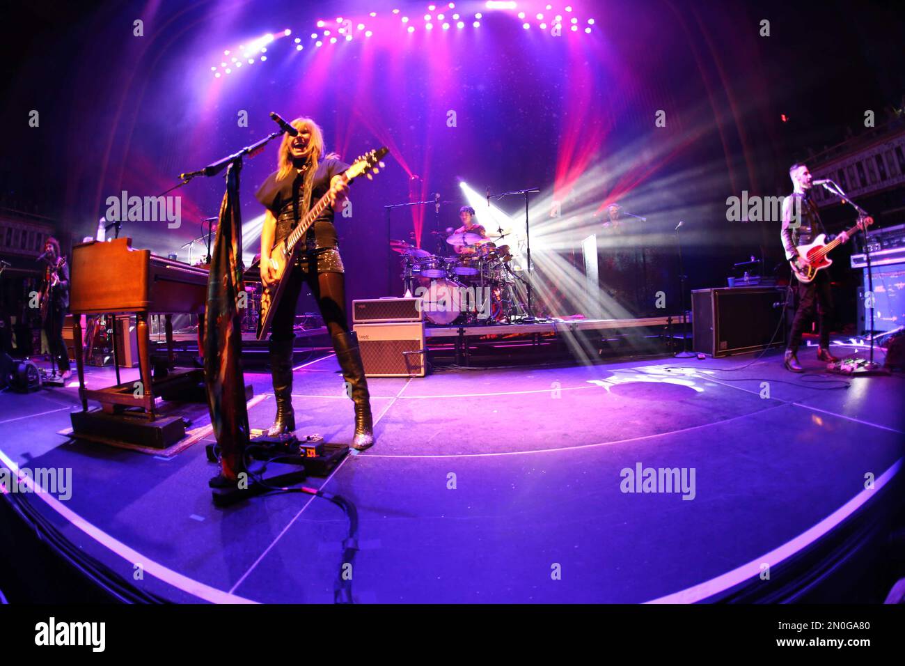 Grace Potter, Matt Burr, Benny Yurco, Scott Tournet and Michael ...