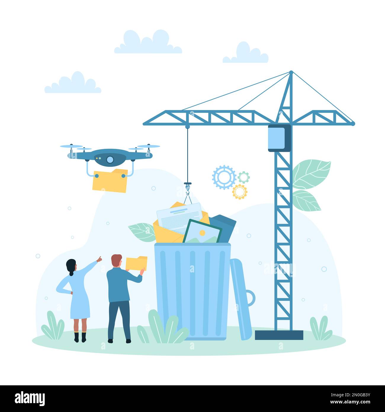 Crane file Stock Vector Images - Alamy