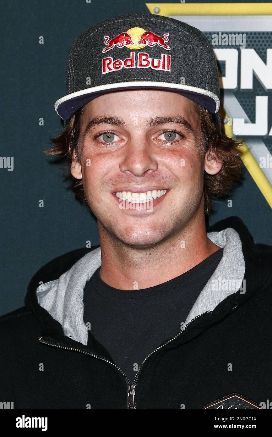 Ryan Sheckler attends the MONSTER JAM Event held at Angel Stadium on ...