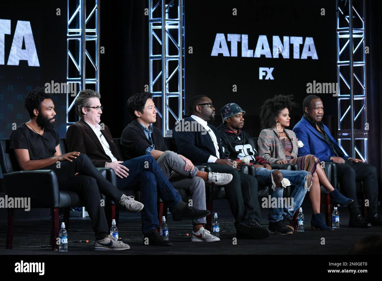 Creator/executive producer/actor Donald Glover, from left, executive ...