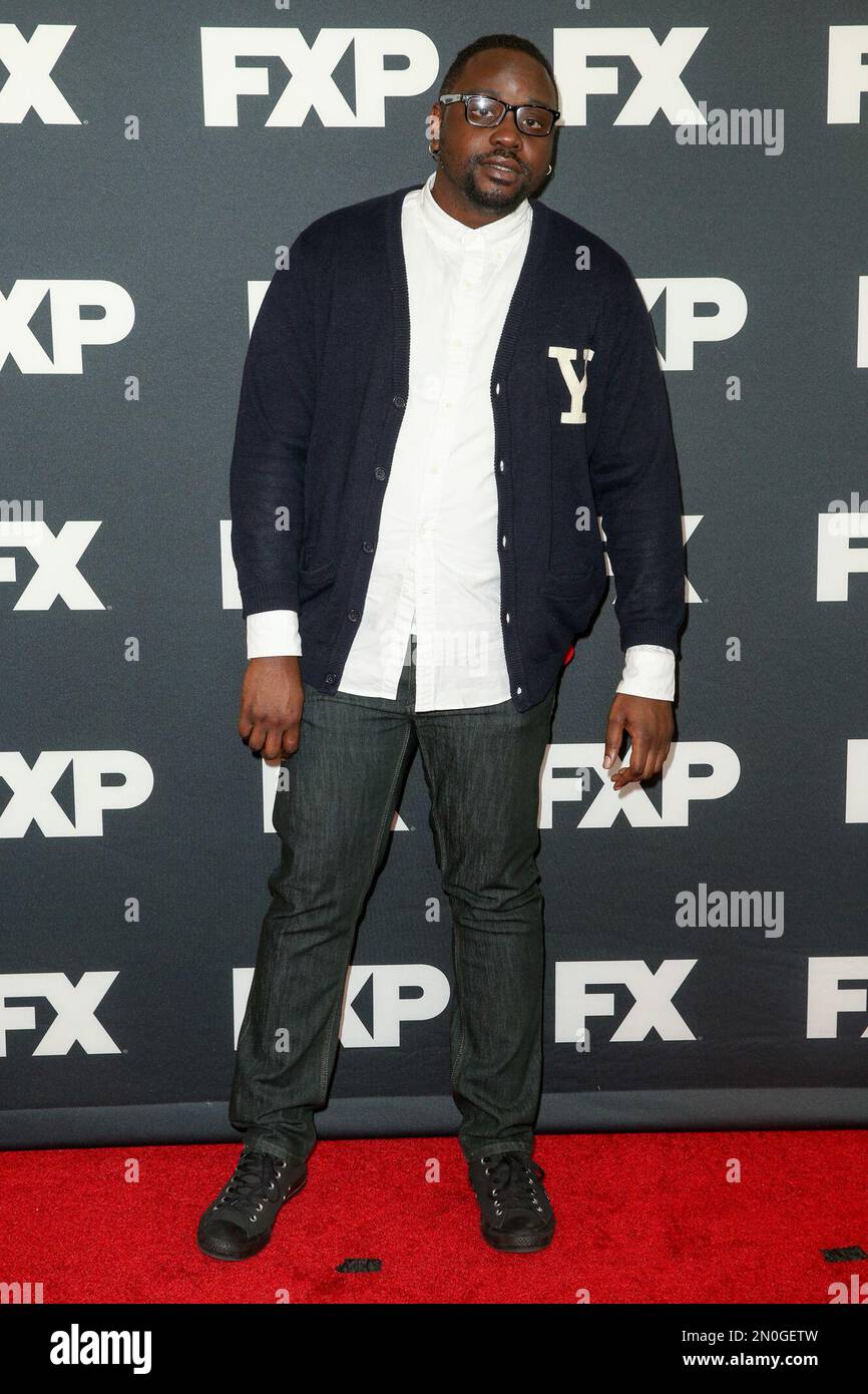 Brian Tyree arrives at the 2016 FX Winter TCA at the Langham Huntington ...
