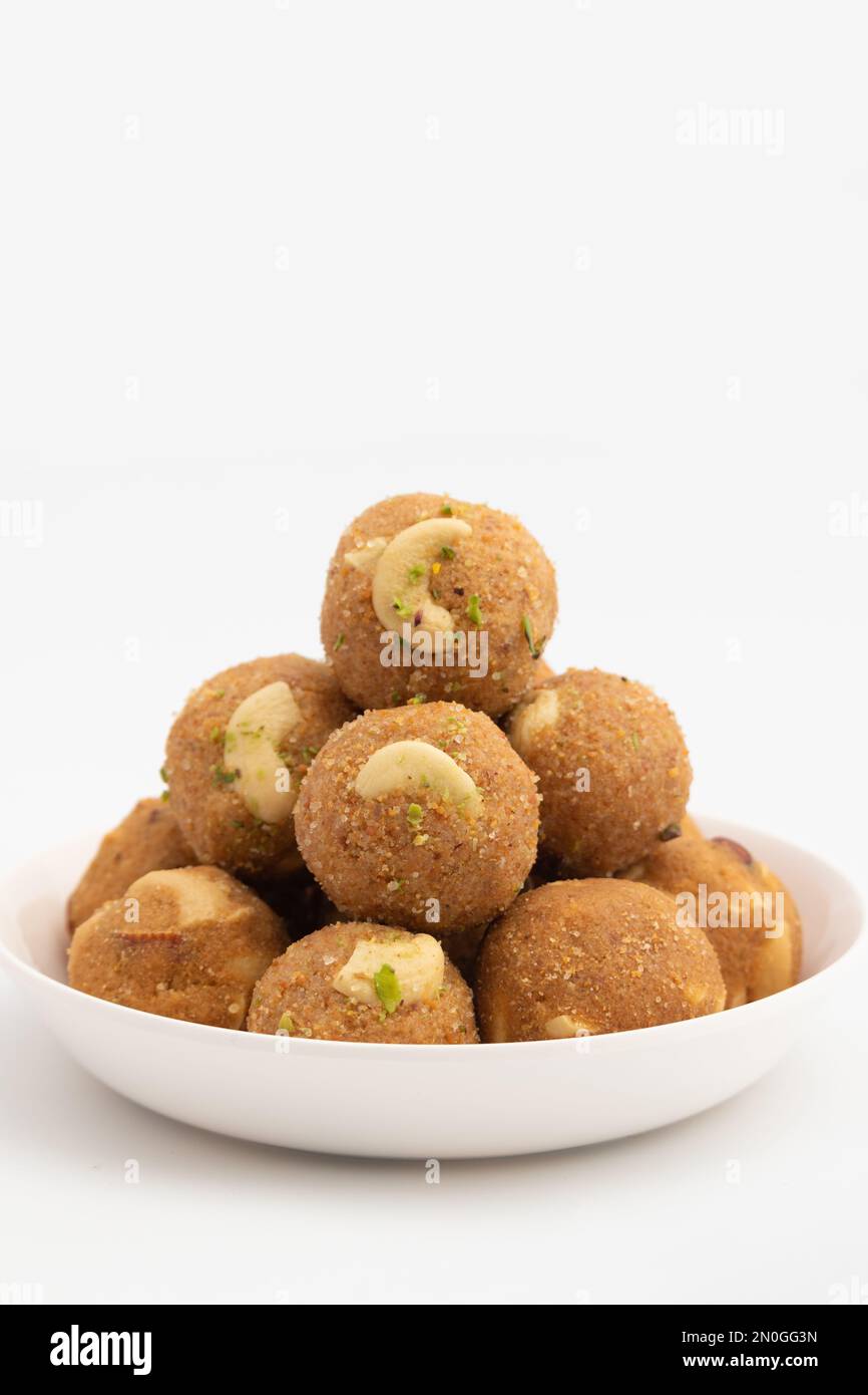 Indian Mithai Gud Churma Ke Laddu Or Choorma Ke Ladoo Is Made Of Whole ... Indian Mithai Gud Churma Ke Laddu Or Choorma Ke Ladoo Is Made Of Whole ...