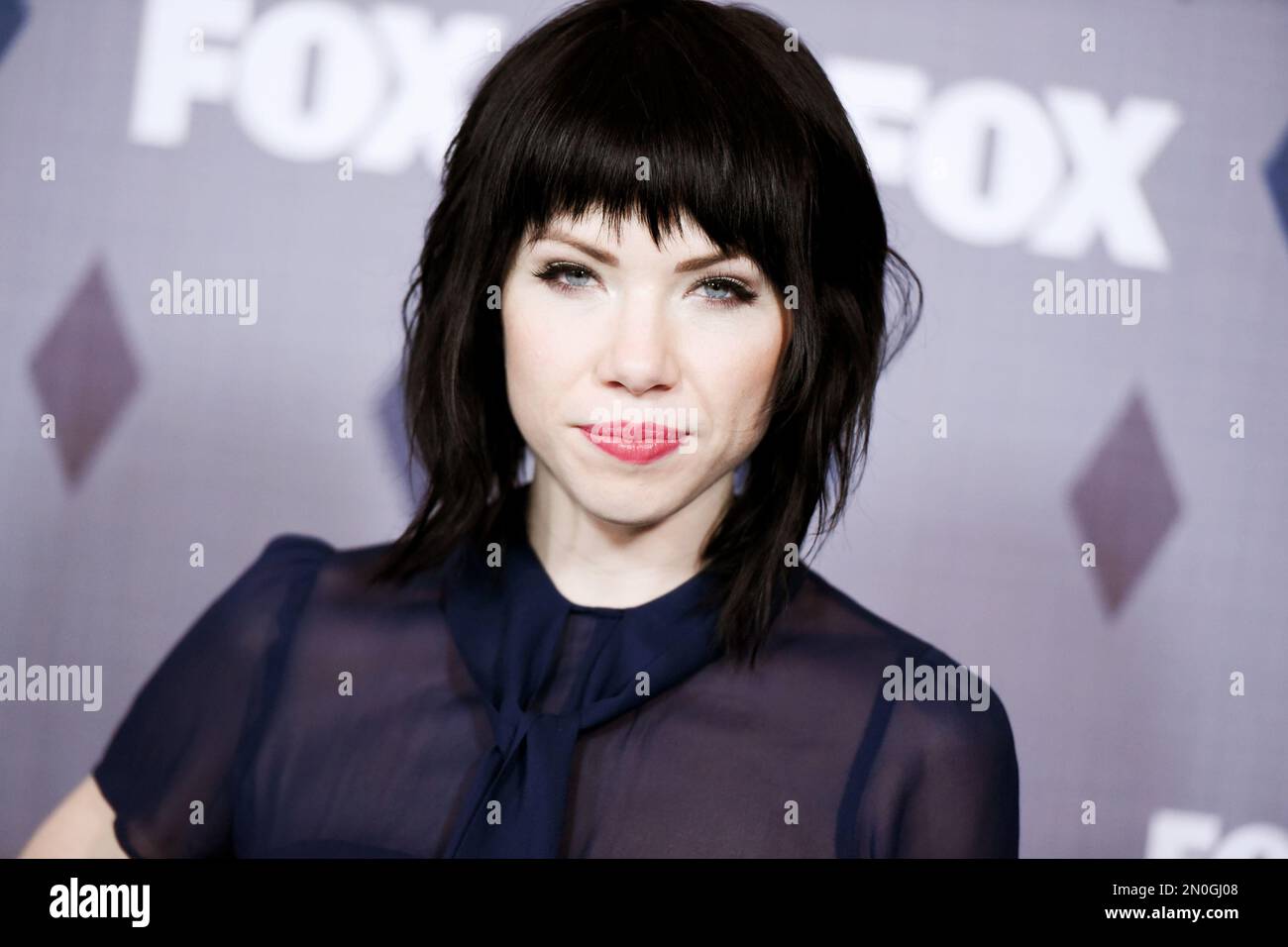 Singer Carly Rae Jepsen attends the FOX All-Star Party at the Fox ...
