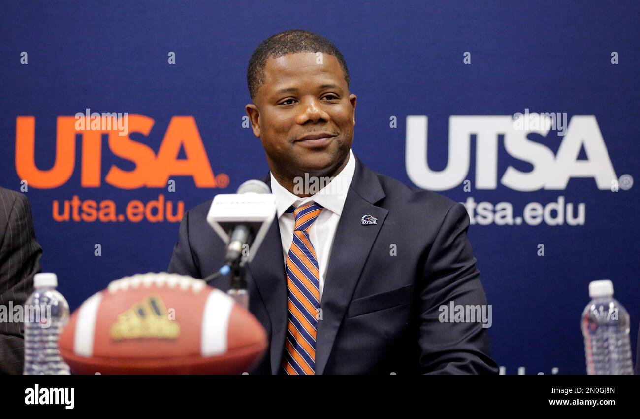 Frank Wilson is introduced as the new head football coach at UTSA ...