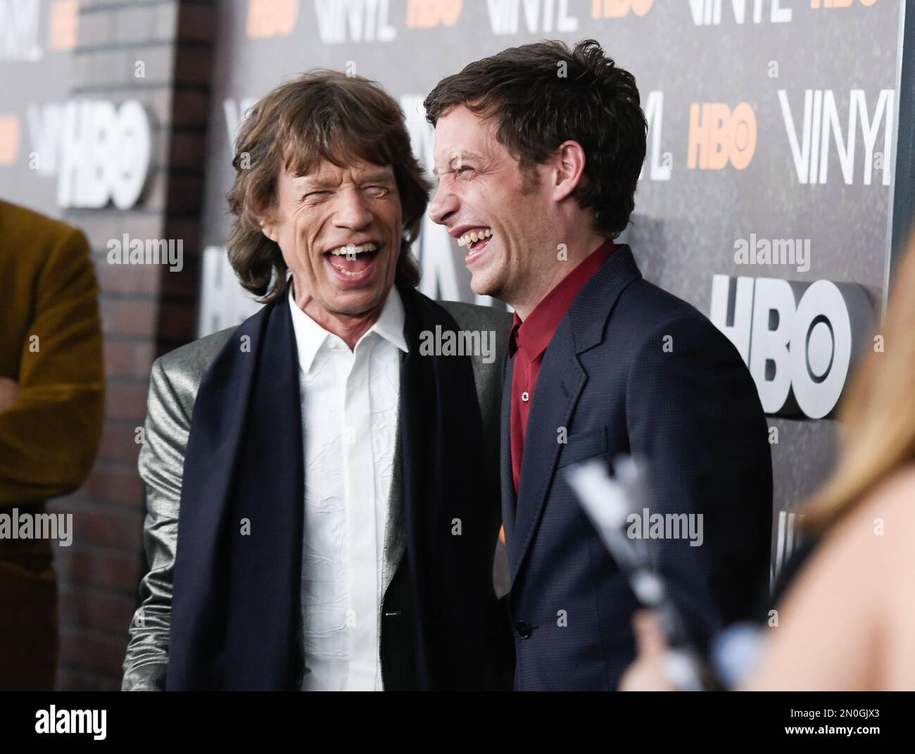 Executive producer Mick Jagger and his son, actor James Jagger, attend ...