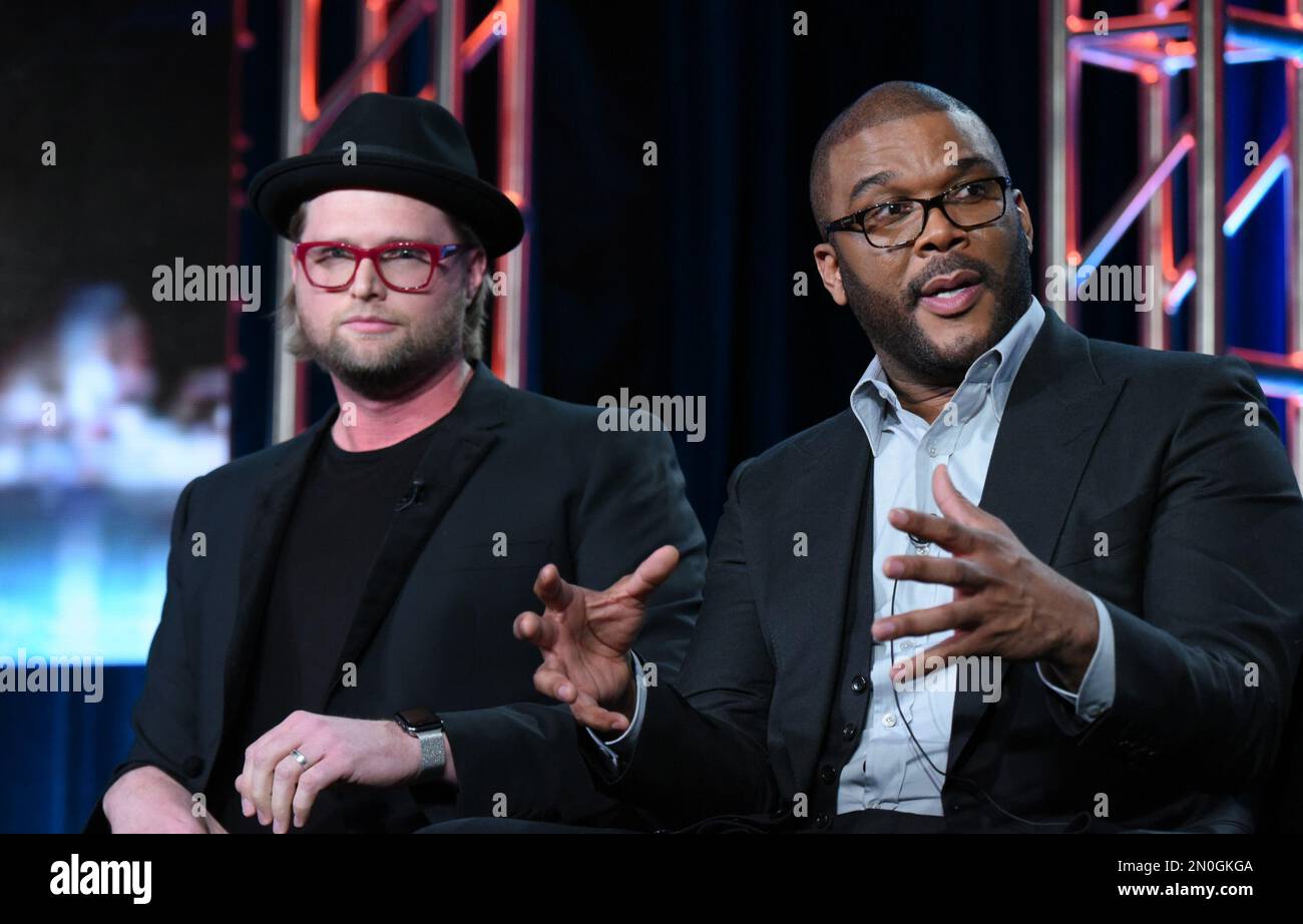 Executive Producer Adam Anders, left, and Tyler Perry participate in a ...