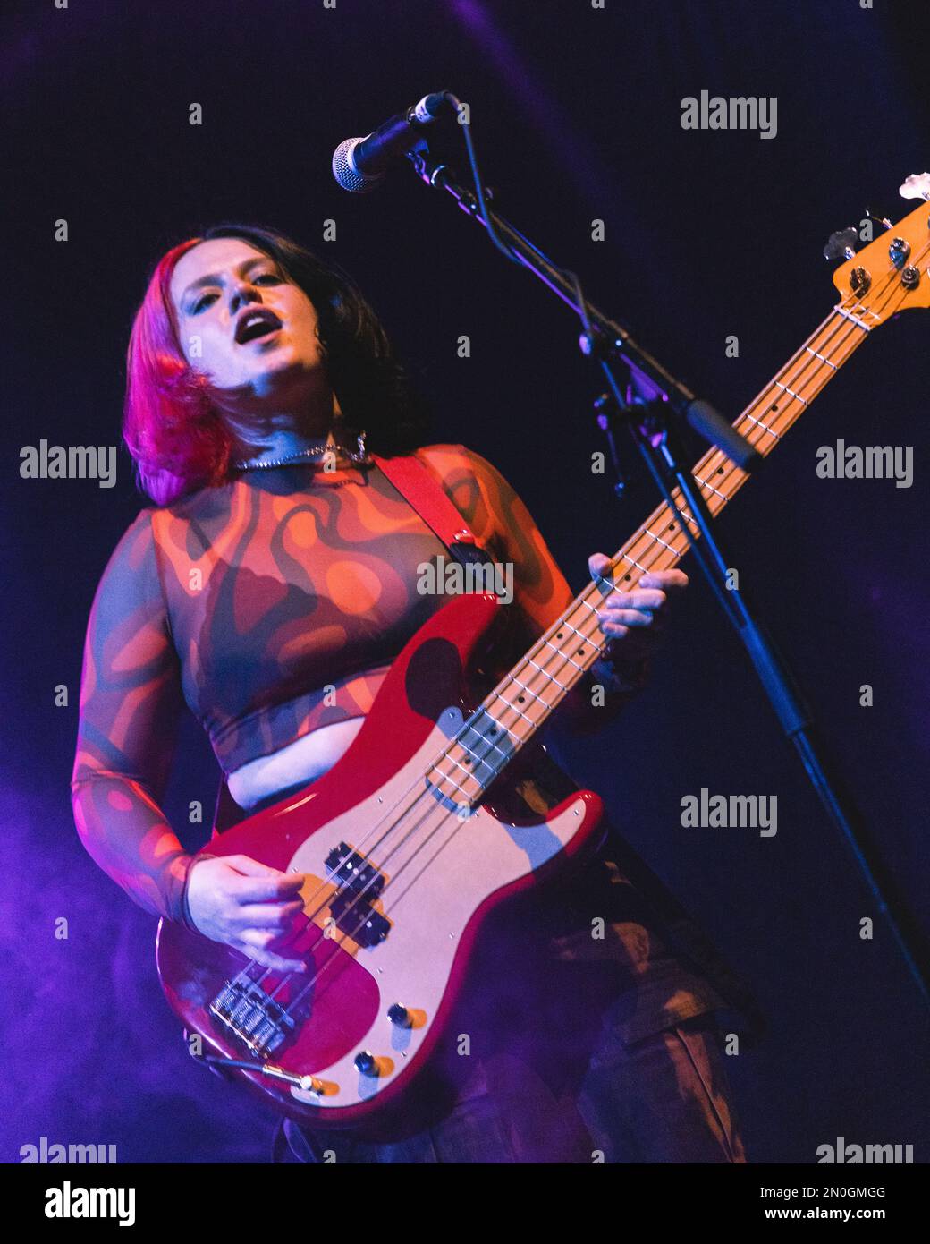 Milan, Italy, 01st Feb 2023. British indie rock band STONE performs as ...