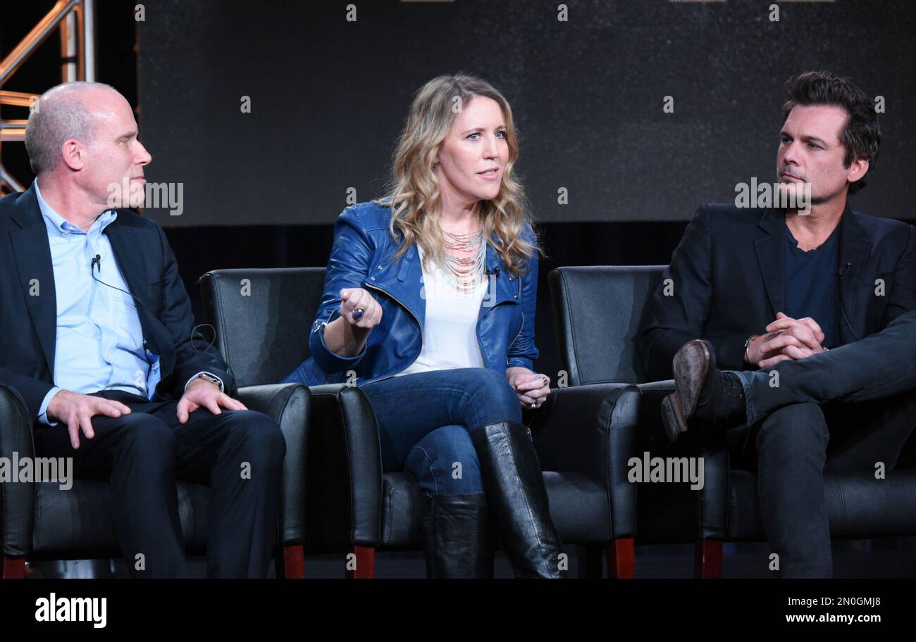 Executive Producers Jonathan Littman, from left, Ildy Modrovich and Len ...