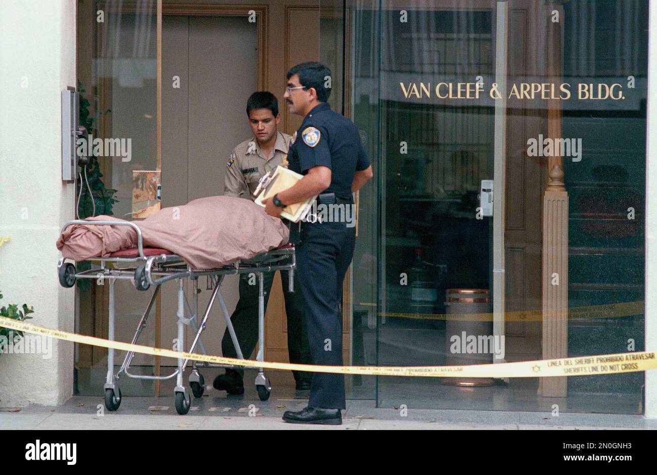 The body of one of the three persons who died when a gunman took five ...
