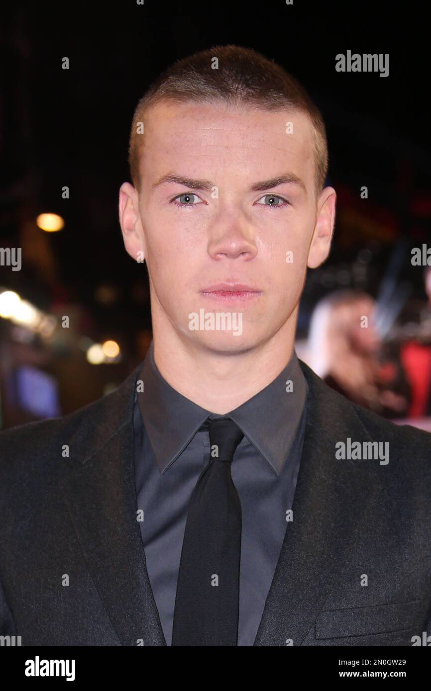 Actor Will Poulter poses for photographers upon arrival at the premiere ...