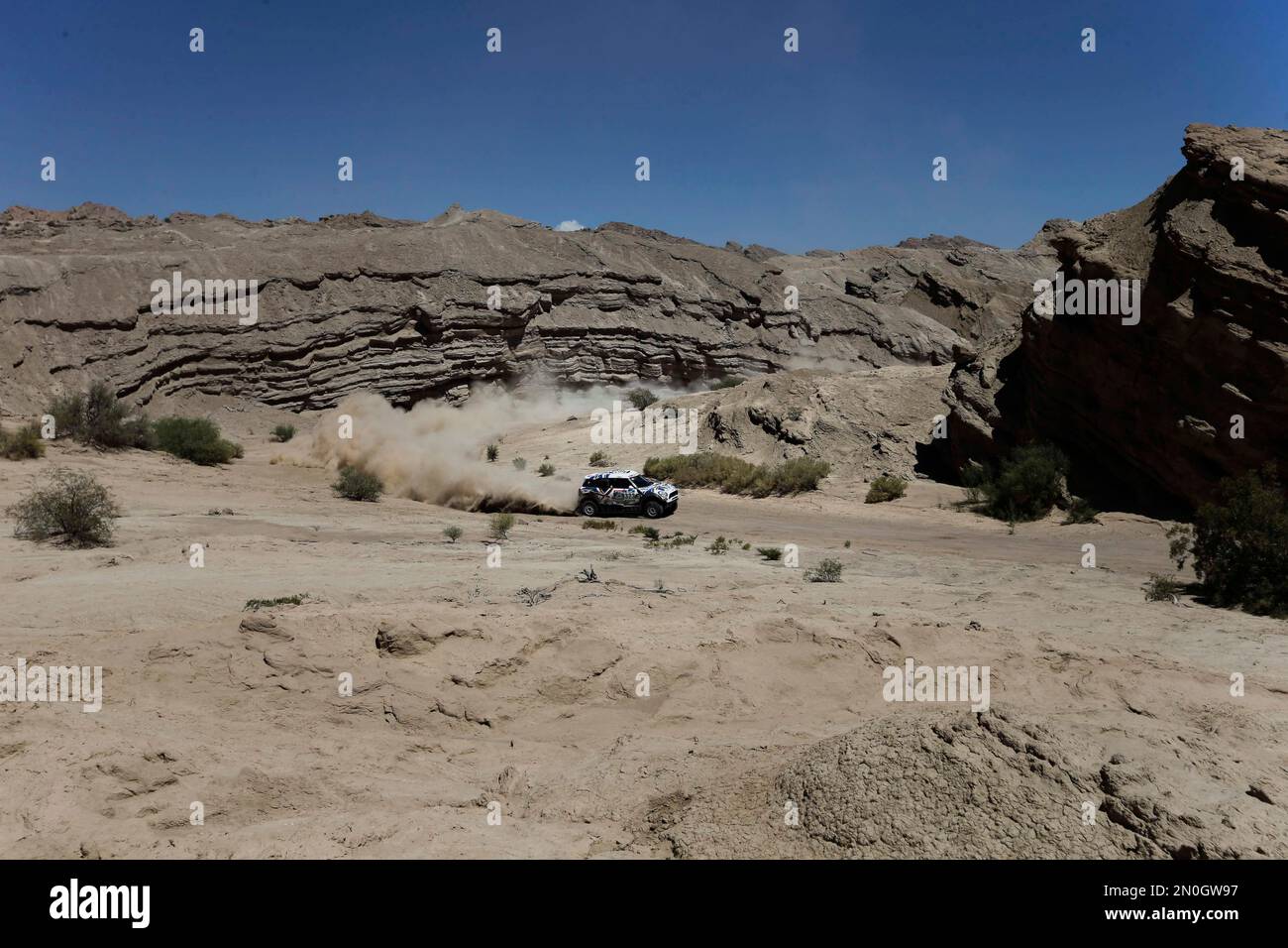 Mini driver Great Britain's Harry Hunt and co-driver Germany's Andreas ...